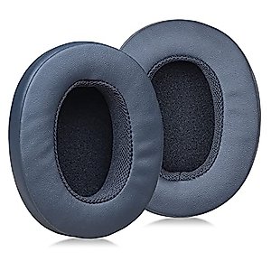 MOLGRIA Ear Pads Cushion, Replacement Protein Leather Earpads for Skullcandy Crusher Wireless Crusher Evo ANC HESH 3.0 Over-Ear Headphones(Blue)