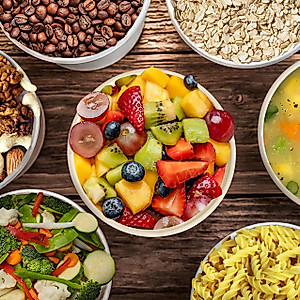 BALCI - Premium Ice Cream Containers (2 Pack - 1 Quart Each) Perfect Freezer Storage Tubs with Lids for Ice Cream, Sorbet and Gelato! - White With Sprinkles