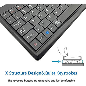 CUQI USB Mini Keyboard,DIY Experiment Mini Keyboard Gaming,USB Interface for Android TV Box,Windows PC,Raspberry Pi,Windows 10/8/7