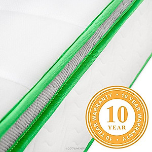 Linenspa 10 Inch Latex Hybrid Mattress - Supportive - Responsive Feel - Medium Firm - Temperature Neutral - California King