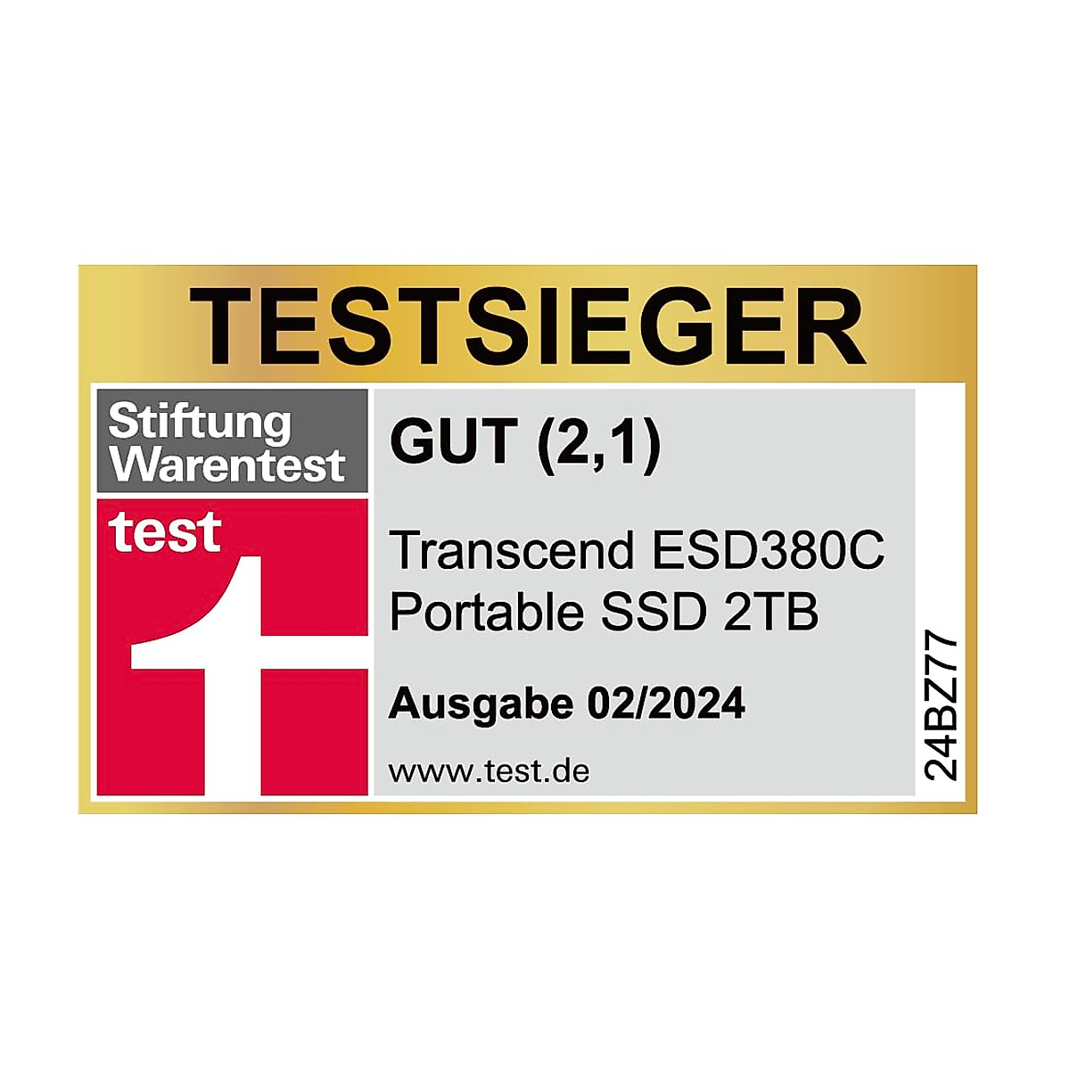 Transcend TS2TESD380C 2TB USB 3.2 Gen 2x2 USB Type-C ESD380C Portable SSD Solid State Drive