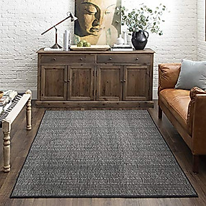 Mohawk Home Norfolk Area Rug, 4'x6', Charcoal