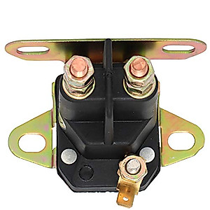 YIXIN Universal Solenoid Relay Fit for Trombetta Ariens Husqvarna AYP Murray Toro Bolens MTD Snapper Troy Bilt Briggs Stratton Bad Boy Hako Simplicity Polaris