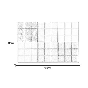 Wall decoration Self-Adhesive Wall Stickers, Children's Protective, Hexagonal Bulletin Board Background Wall 6 Pieces/Set