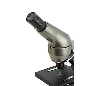 Carson Beginner 40x-400x Student Compound Microscope with Universal Smartphone Digiscoping Adapter (MS-040SP)