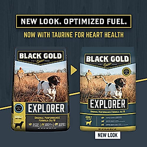Black Gold Explorer Dry Dog Food for Adult Dogs, Original Performance 26/18 Formula, 50 lb Bag
