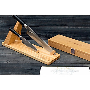 Kamikoto - Senshi Dual Knife Set with Wooden Display Stand