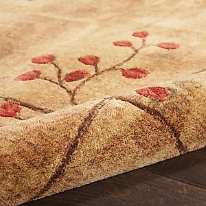 Nourison Somerset Rustic Latte 2' x 5'9" Area-Rug, Easy-Cleaning, Non Shedding, Bed Room, Living Room, Dining Room, Kitchen (2x6)