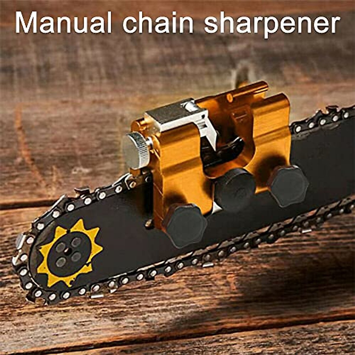 JINYI Chainsaw Chain Sharpening Jig,Chainsaw Sharpener Kit,Chainsaw Chain Sharpener is Designed to Sharpen Your Chainsaw,Suitable for All Kinds of Chain Saws、Lumberjack and Garden Worker