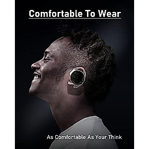 bluetooth headset open ear headphones bluetooth workout headphones wireless bluetooth earphones for sport IPX5 waterproof headphones noise cancelling headphones with microphones 13-Hours battery life