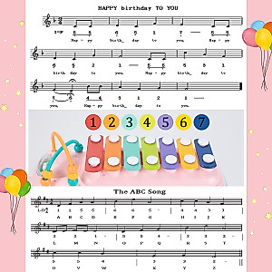 UNIH Baby Toy 12-18 Months,Bus Xylophone for Kids Toy, Baby Toys for 1 Year Old Boys and Girls with Building Blocks, Musical Toys for Toddlers 1-3, Early Educational Toys for Festival Christmas