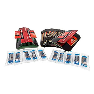 Exterminators Choice Large Red Sticky Traps | 10 Professional Quality Glue Boards | Non-Toxic Insect Bait | Easy Pest Control for Insects, Spiders, Cockroaches, and Lizards