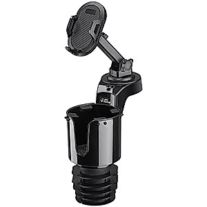 JOYTUTUS Cup Holder Phone Mount for Car, Car Cup Holder Cellphone Holder for Car, Large Car Cup Holder Adapter Long Arm with 360 Degree Rotation, Compatible with iPhone, Samsung & All Smartphones