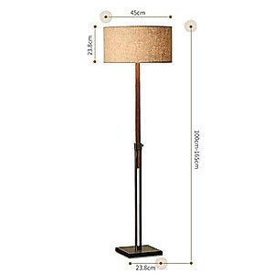 TANGIST Nordic Floor Lamp Solid Wood Standing Lamp Indoor Lighting Floor Lamp Antique Suitable for Living Room Bedroom - Foot Switch Modern Style Home Decoration