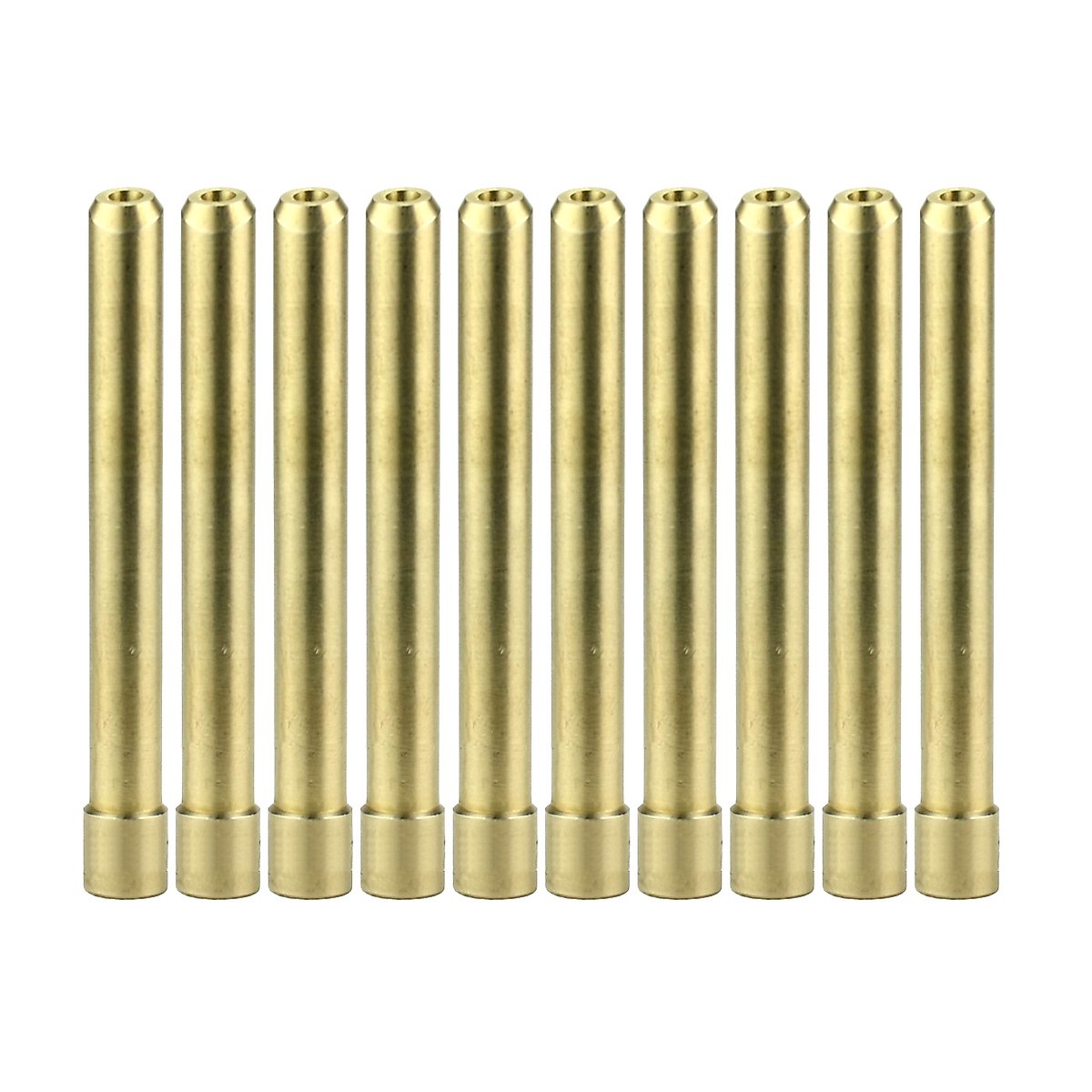 SÜA® - Long Wedge Collet for 17, 18 & 26 Series TIG Torches with Fused Quartz Argon-Saving Configuration - Size: 1/8'' - (10-PACK)