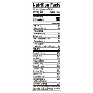 Gerber Baby Cereal Hearty Bits Multigrain Cereal Banana Apple Strawberry, 8 Ounce