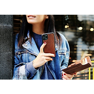 VENOULT Vintage Leather Compatible with iPhone 14 Pro MAX Wallet Case, 14 Pro / 14 Plus Genuine Leather Magnetic Detachable, Wireless Charge and Car Mount Compatible, HANDMADE