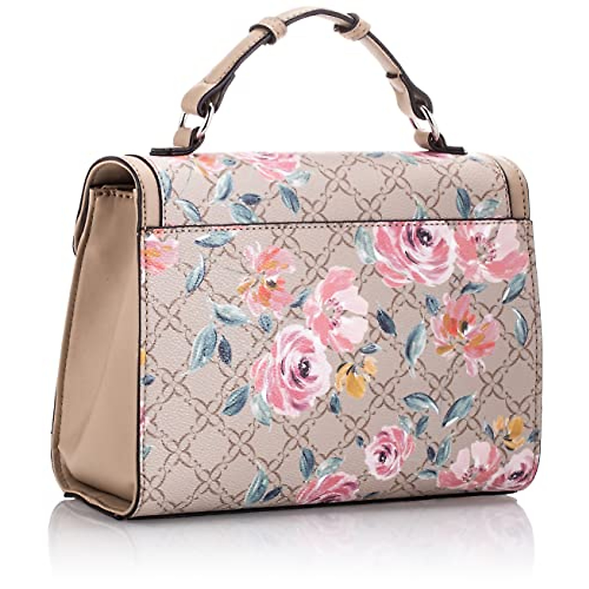 Nine West Golder Top-Handle Mushroom Logo Floral One Size