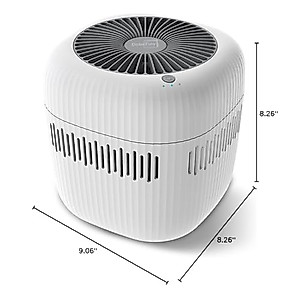 DobeTiny Humidifiers for Bedroom,No Mist Evaporative Humidifier（2.5L）, Replaceable Filter with Adjustable night light,Auto Shut-Off