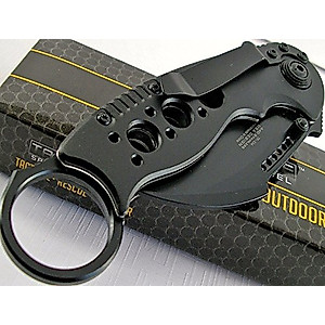 TAC-FORCE Spring Assisted G'Store Opening Knives Black KARAMBIT CLAW Rescue Pocket Knife 6 product ratings