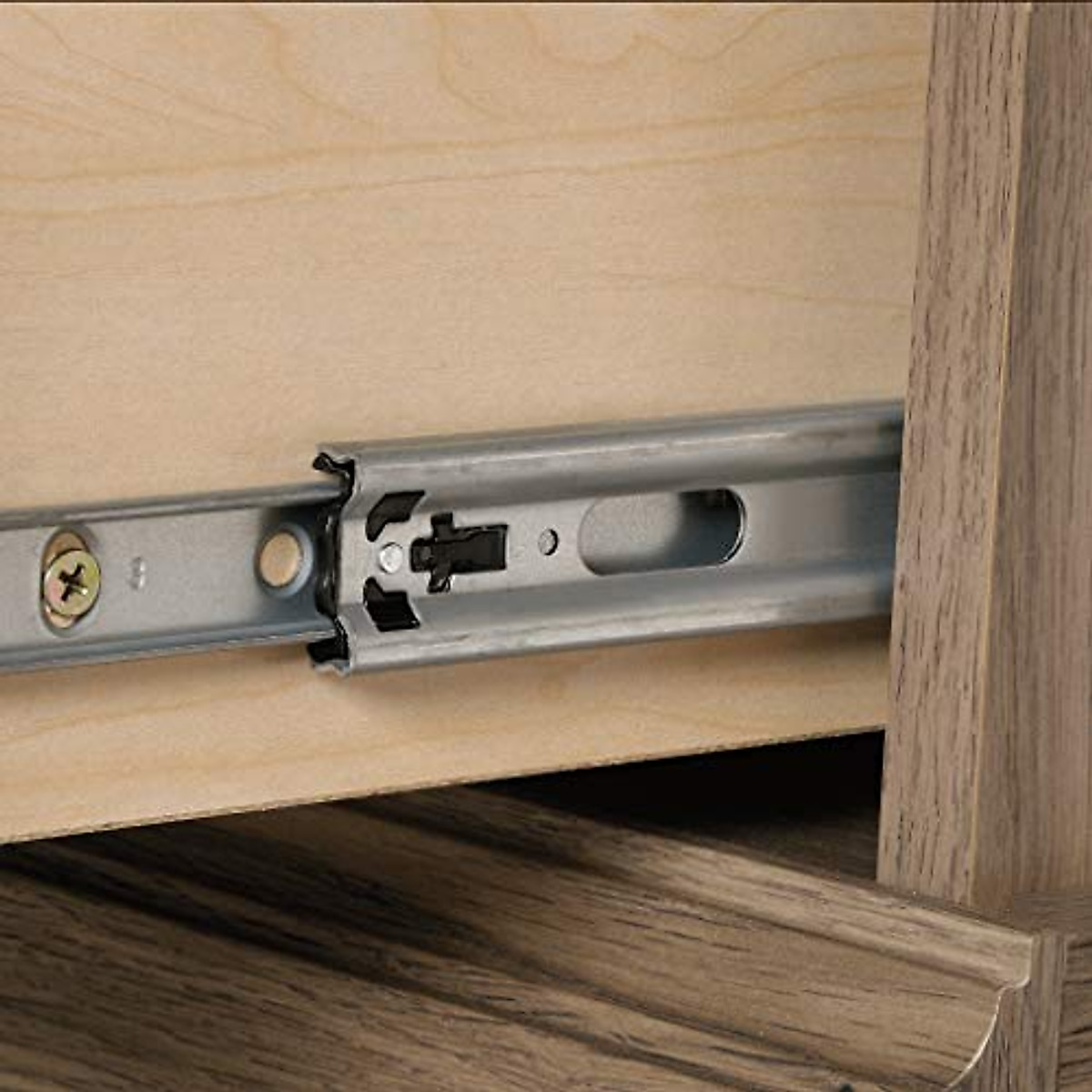 Sauder Graham Hill Desk, Salt Oak finish