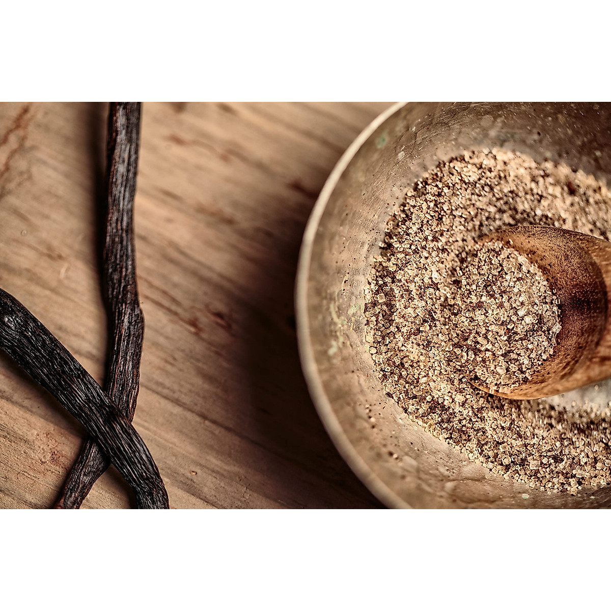 Pure Vanilla Bean Sugar - Made with Real Madagascar Pods & Pure Cane Sugar - For Cooking, Baking, & Additional Flavoring - A Sweet Substitute for Extract, Paste & Beans - 12 Oz