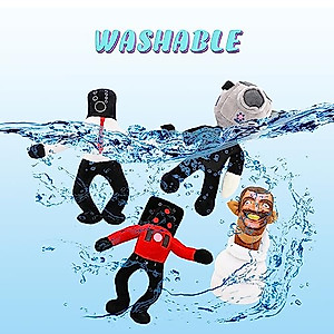 novcit 11 Inches Skibidi Toilet Plush, Speakerman Cameraman Plushies Toys Toy Stuffed Animal Plushie Doll Stuffed Plushie Doll Toys Collectible Gifts for Kids Fans (A-Skibidi Toilet)