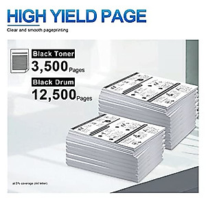 MOLIMER Compatible TN-760 TN760 TN 760 Toner and DR730 DR 730 DR-730 Drum Unit for Brother DCP-L2550DW MFC-L2710DW L2750DW L2750DWXL HL-L2350DW L2395DW Printer (1 Pack Toner, 1 Pack Drum)