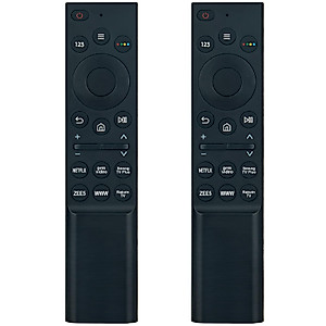 (2 Pack) Replacement Remote Control Infrared TV Commander Compatible with Samsung Frame/Neo QLED UHD Smart TV QN85, QN98, QN32, QN43, QN50, QN55, QN65, Q60A, Q80A, QN75, Q70A, QN90A, QN85LS, QN75LS