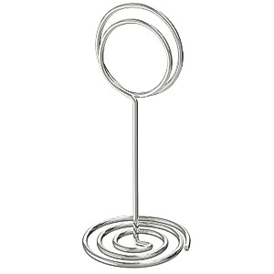 10 Pack Table Number Holders for Wedding - Silver Place Card Holder - Table Sign Holders - Picture - Photo Holders for Tables - Mini Table Number Stands Silver - Small Table Number Holders Clip Stand