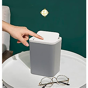 Besli Set of 4 Countertop Trash Can Mini Desktop Wastebasket