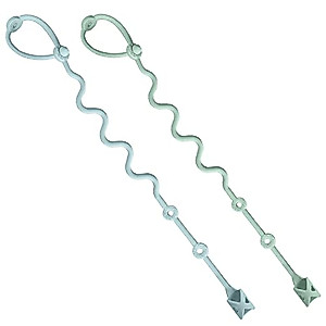 Baby Spoons Holder Strap Pacifier Clip Highchair Accessories-Gelinor First Stage Baby Led Weaning Feeding Supplies(Green and Blue)-No Spoons