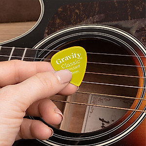 Gravity Guitar Picks - Acrylic | Classic Standard 1.5mm | 8 Color Assortment | Brighter, Louder, Faster