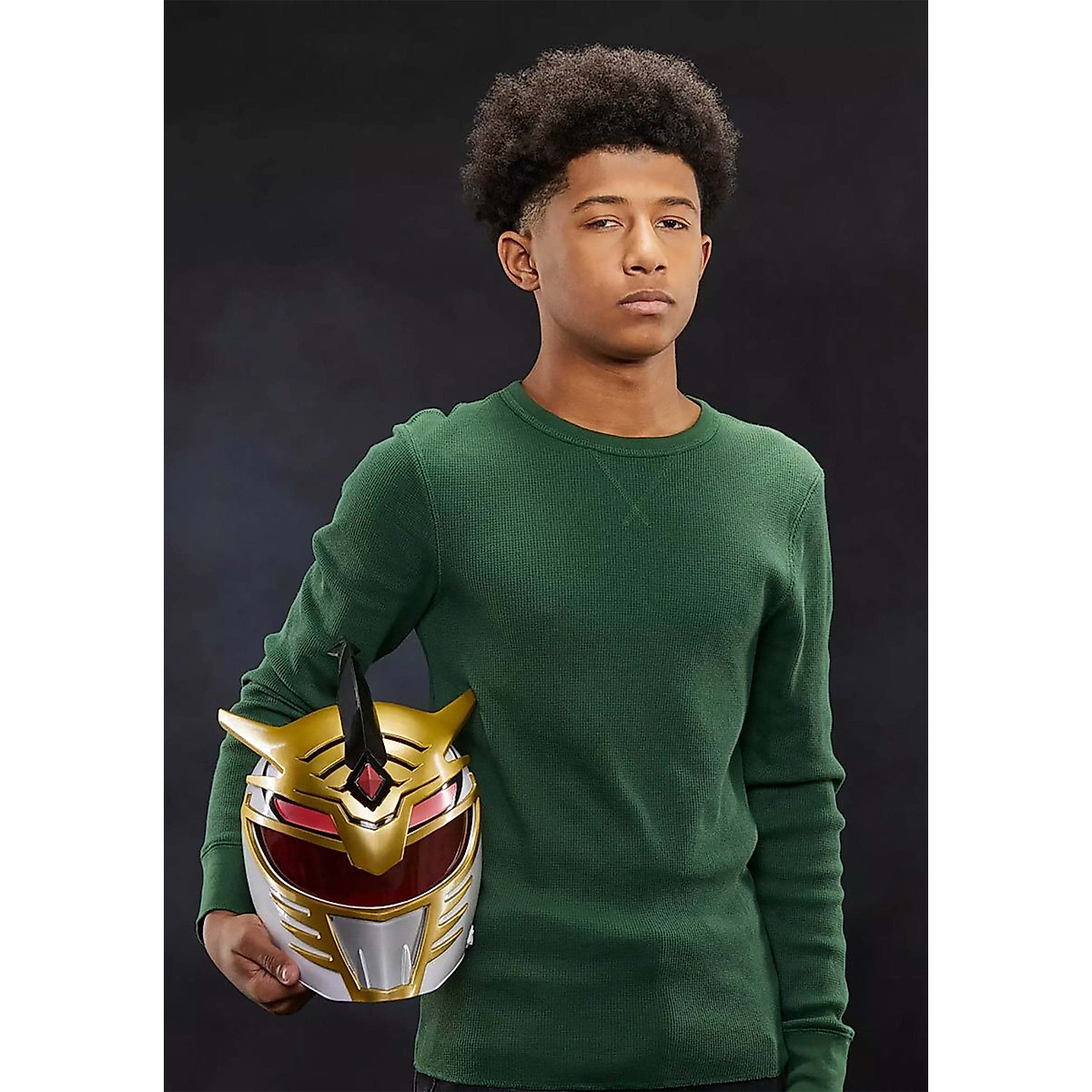 Power Rangers Lightning Collection Premium Replica Helmet with Display Stand (Lord Drakkon)
