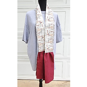 Dog Lover Neck Towel, Kitchen Boa, Neck Apron, Kitchen Neck Scarf, Kitchen Scarf, Baker’s Boa, Chef’s Towel, Cooking Towel, Grilling Towel, Gifts under $25, Ships Same/Next Day!