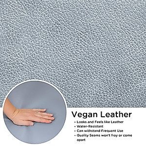 Children's Factory Cozy Chair and Ottoman Set, Flexible Seating Classroom Furniture, Comfy Kids Chairs, Fog Blue