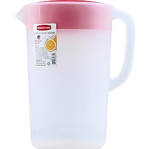 Rubbermaid Clear Pitcher, 1 Gallon (Pack of 3)