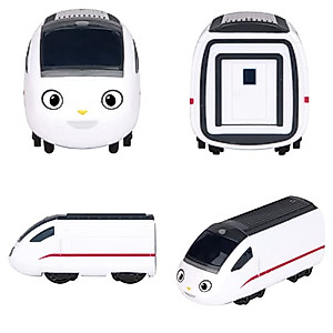 Pull Back Car Train Toy - Titipo and Friends 3 Vehicles Set Christmas Birthday Gifts for Kids and Toddlers Boys and Girls 3 Years and Up (No. 2 Loco, Eric, Xingxing)