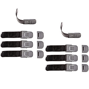 Safety 1st SS Multi Purpose Appliance Lock, 8PK, One Size, Silver