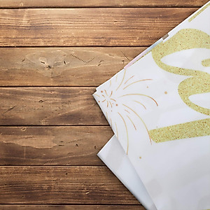 PAKBOOM Happy Retirement Backdrop Banner - Retirement Party Decorations Supplies for Women - 3.9 x 5.9ft Pink Gold