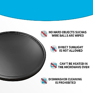 12 inch Bathroom Lazy Susan Counter Non-Skid Tray for Cabinet Pantry Kitchen Home Table, Made of Beech, DIY Assembly Turntable Lazy Susan Organizer Black