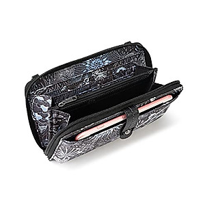 Sakroots womens Eco-twill Large Smartphone Crossbody Bag in Convertible Purse with Detachable Wristlet Strap Inclu, Midnight Seascape, One Size US