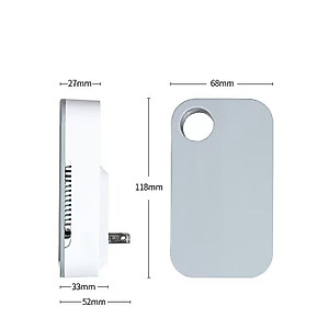 Ionizer Air Purifier,Air Purifier Ion Plug In, Protable and Quiet Plug-in Ionizer with Clear Negative Ion Wind Output, Automatic Release of Anions,Easy to Usefor Home Bathroom Kitchenand Office Use