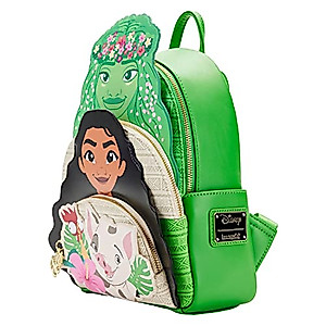 Loungefly Disney Moana & Friends Trio Womens Double Strap Shoulder Bag Mini Backpack Purse