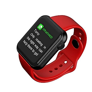 XXXDXDP Smart Watch Blood Pressure Monitor Waterproof Men Women Smartwatch Heart Rate Fitness Tracker Weather Forecast Watch Smart (Color : D)