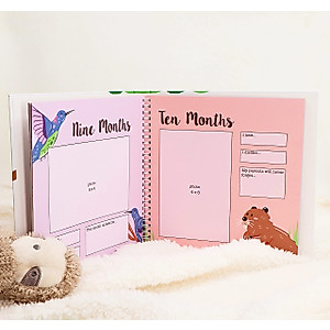 Baby Memory Book Baby Journal | First Year Photo Album | Up to The First 5 Years | Perfect for Boys and Girls | Achievements, Memories, Milestones | Baby Shower Present