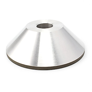 4"inch Resin Bonded Flaring Cup Diamond Grinding Wheel For Carbide Metal 240 Grit 75% （100x32x20x10x3mm ）
