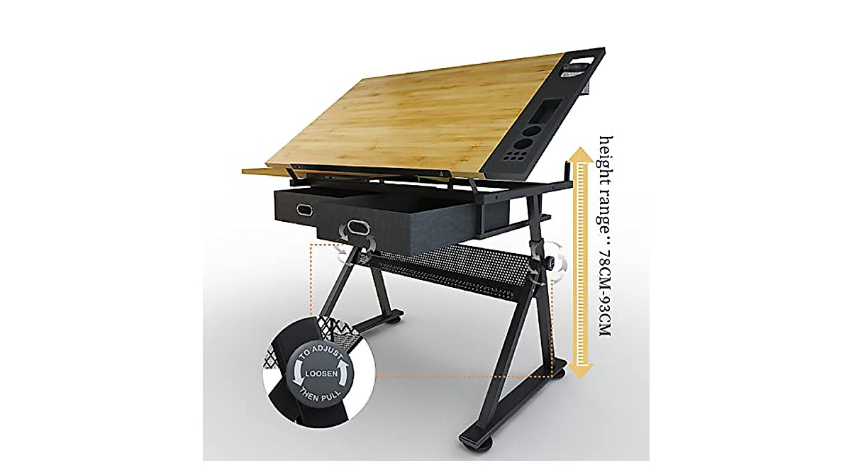 Adjustable Drafting Desk for Artists & Architects