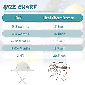 Durio Baby Girl Sun Hat Baby Girl Gifts Cute Bowknot Summer Baby Girl Hat Toddler Girl Hat UPF 50+ Toddler Girl Sun Hat Ivory White Bowknot 6-12 Months