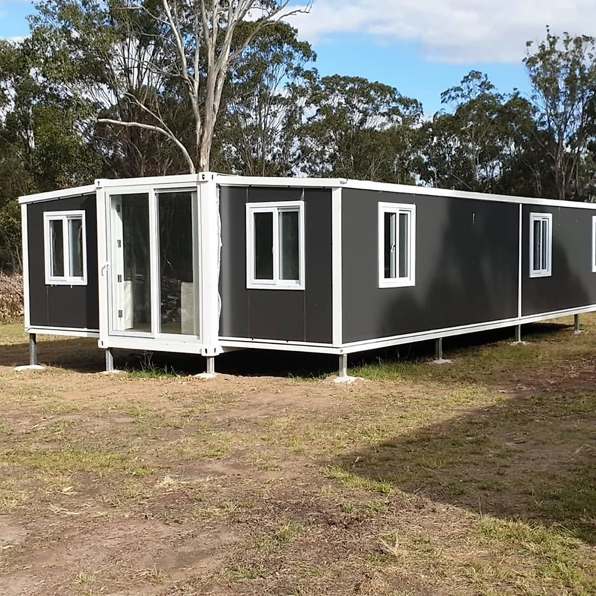 Mobile Home 3 Bedroom Foldable Flat Pack Prefab Modern 20ft 40ft Expandable Container House
